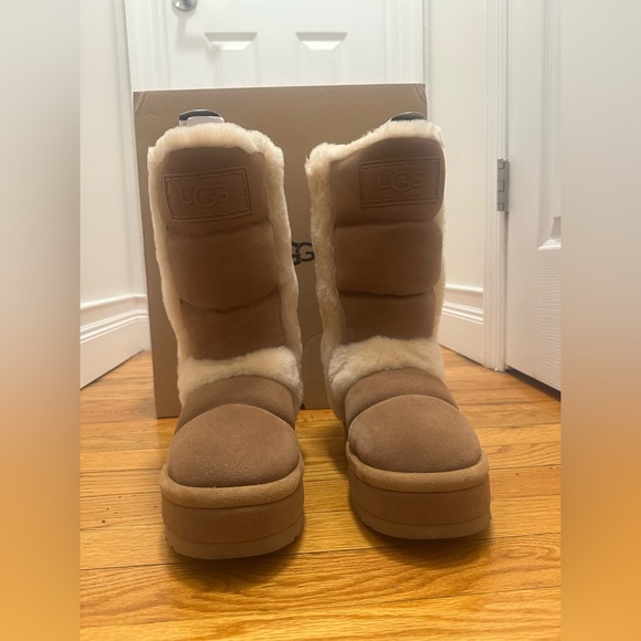 UGG | Shoes | Authentic Ugg Classic Chillapeak Tall Chestnut Boots ...